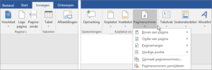 Tip: Word paginanummering vanaf pagina 2 of 3 laten beginnen