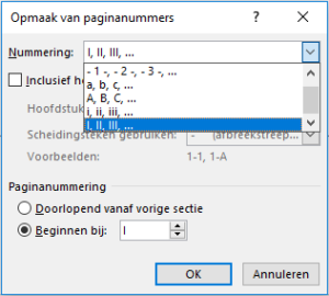 Tip: Word paginanummering vanaf pagina 2 of 3 laten beginnen